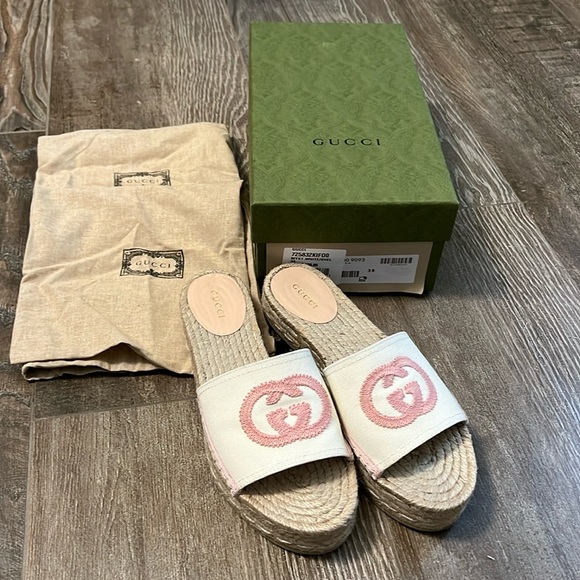 Gucci | Shoes | Gucci Slide Sandals With Box And Shoe Bags | Poshmark